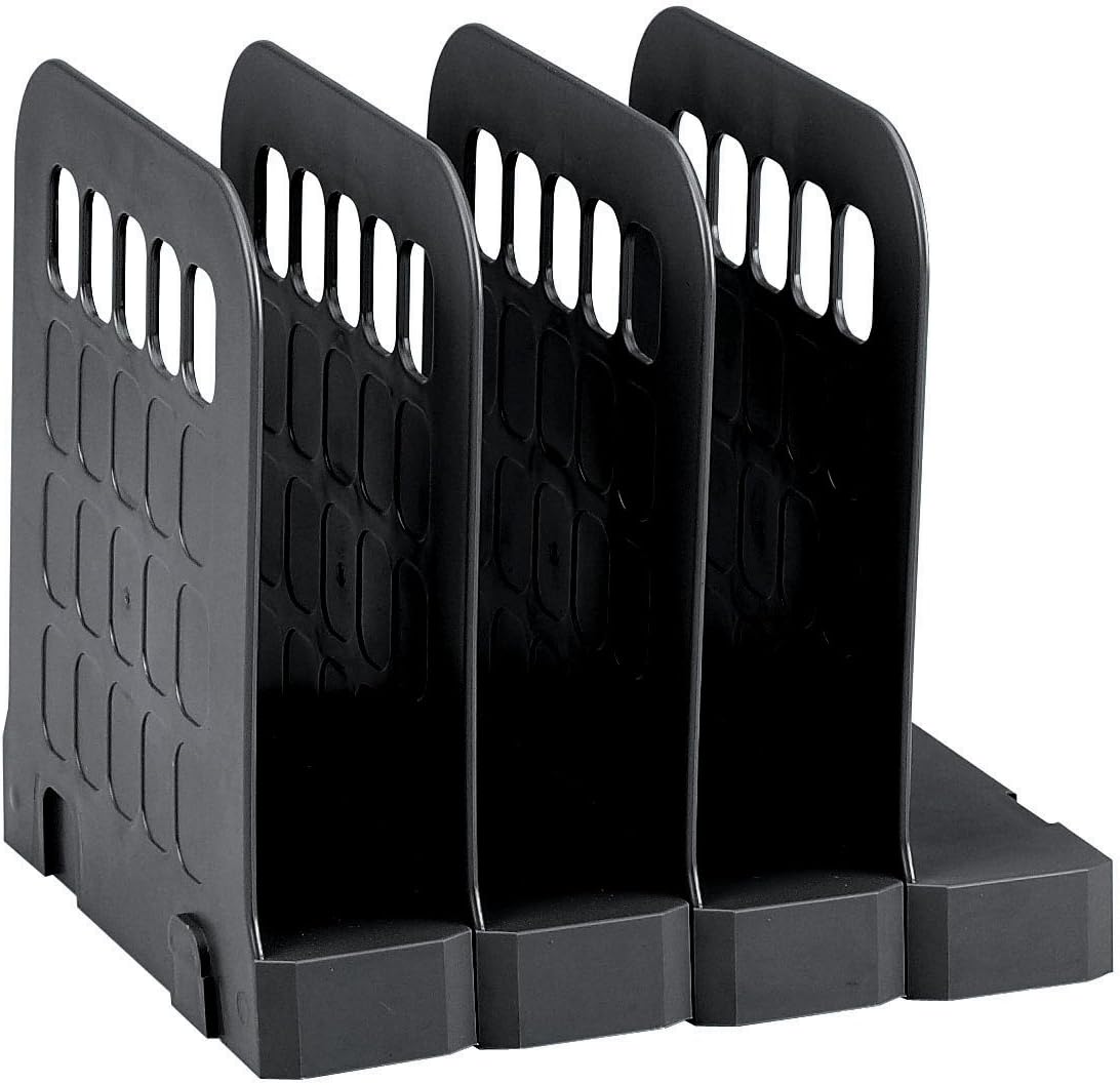 Amazon.com : Avery Basics Modular 4 Part Bookrack - Black : Office Products