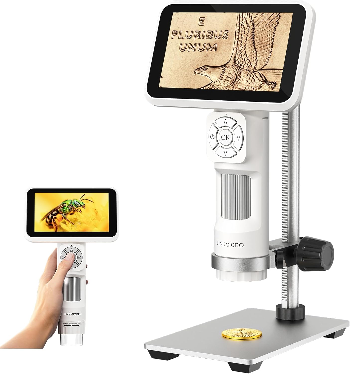 Amazon.com : LM115 LCD Digital Coin Microscope for Adults and Kids, 5 ...