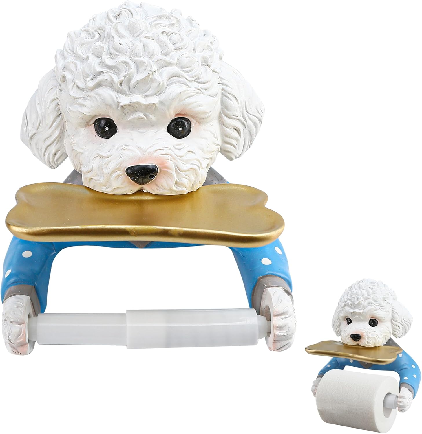 Amazon.com: Cute Dog Toilet Paper Roll Holder, Novelty Cartoon Animal ...