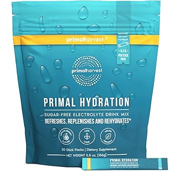 Amazon.com: Primal Harvest Electrolytes Powder Packets Primal Hydration ...