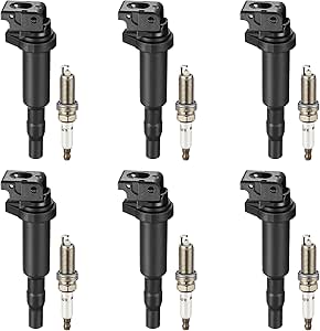 Amazon.com: BDFHYK Ignition Coil Pack and Double Iridium Platinum Spark Plugs Compatible with ...