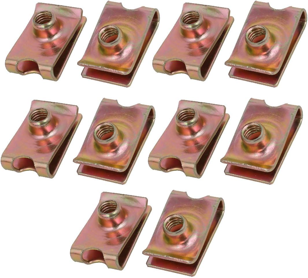 Amazon.com: uxcell® 10pcs M6 Thread Size 65Mn Spring Steel Zinc Plated ...