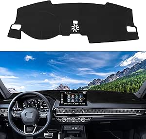 Amazon.com: Rilsen Dashboard Cover Mat Custom Fit for Honda Civic 2022 2023 2024 2025 Dash Cover ...