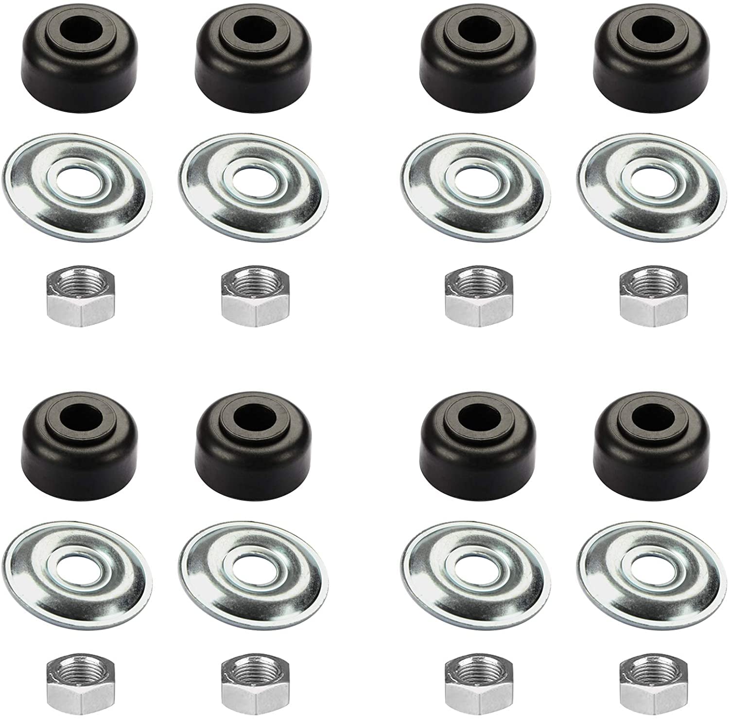 Buy iLSKW Golf Cart Shock Bushing Kit Fits EZGO 1989-Up TXT Marathon ...