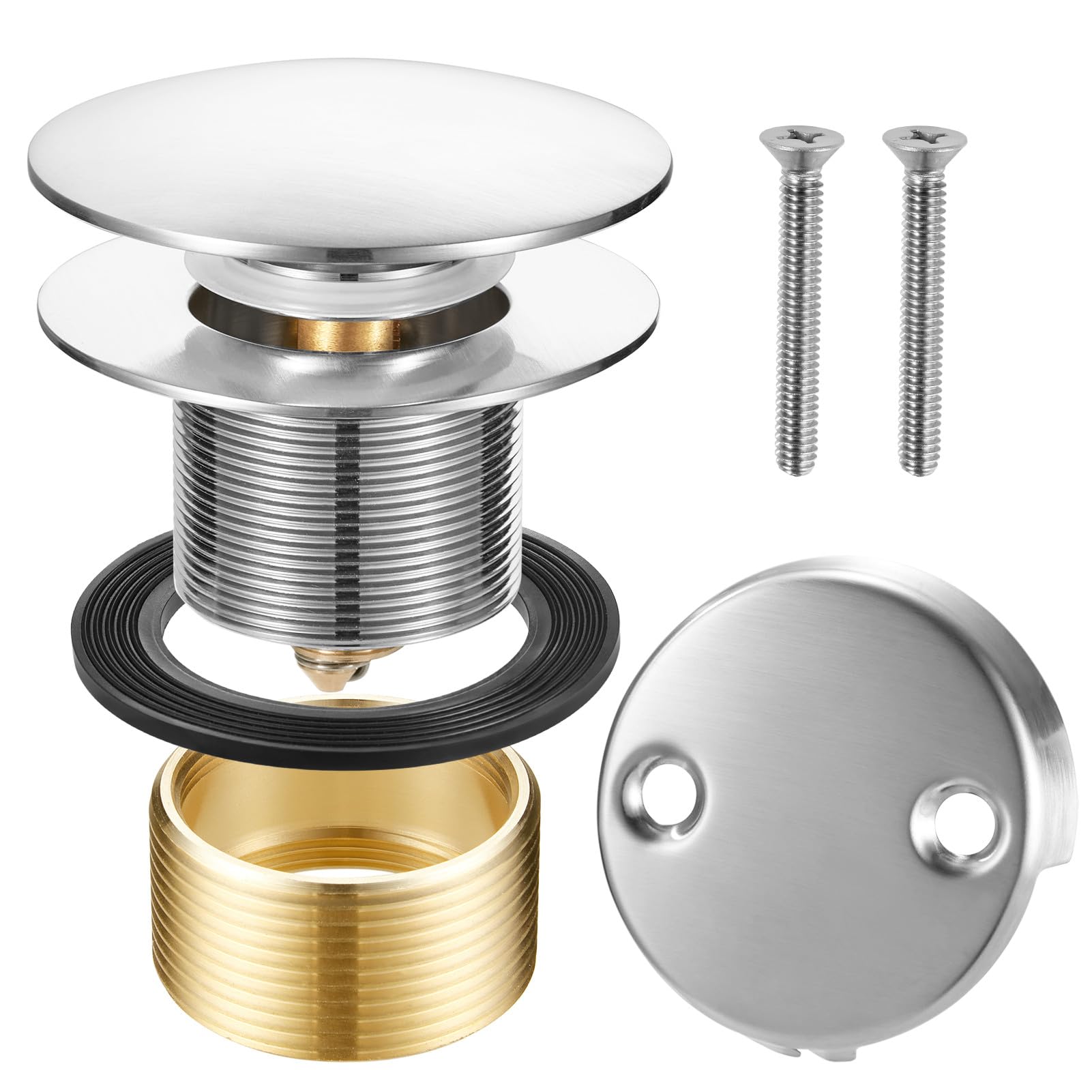 Snapklik.com : Upgrade Tip Toe Bathtub Drain Conversion Kit Assembly ...