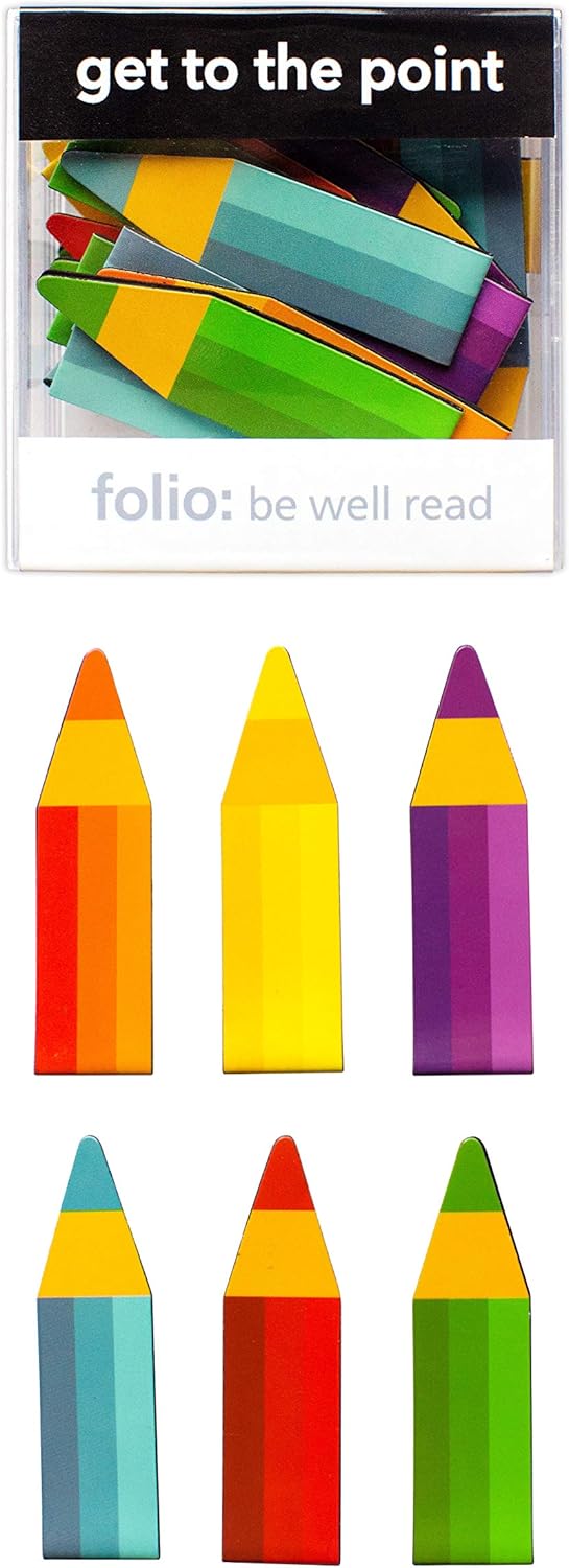 Amazon.com : Get to The Point - Magnetic Pencil Bookmarks - Slip-Over ...