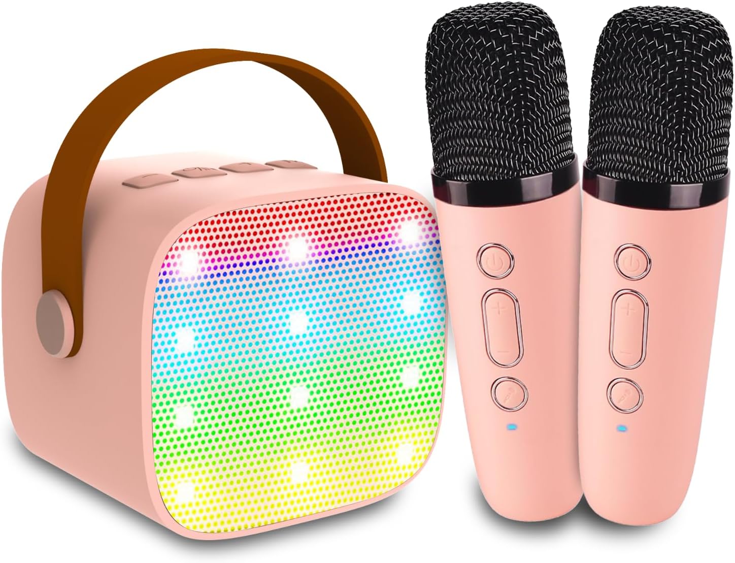 Amazon.com: Kids Karaoke Machine with 2 Wireless Microphones for Girls ...