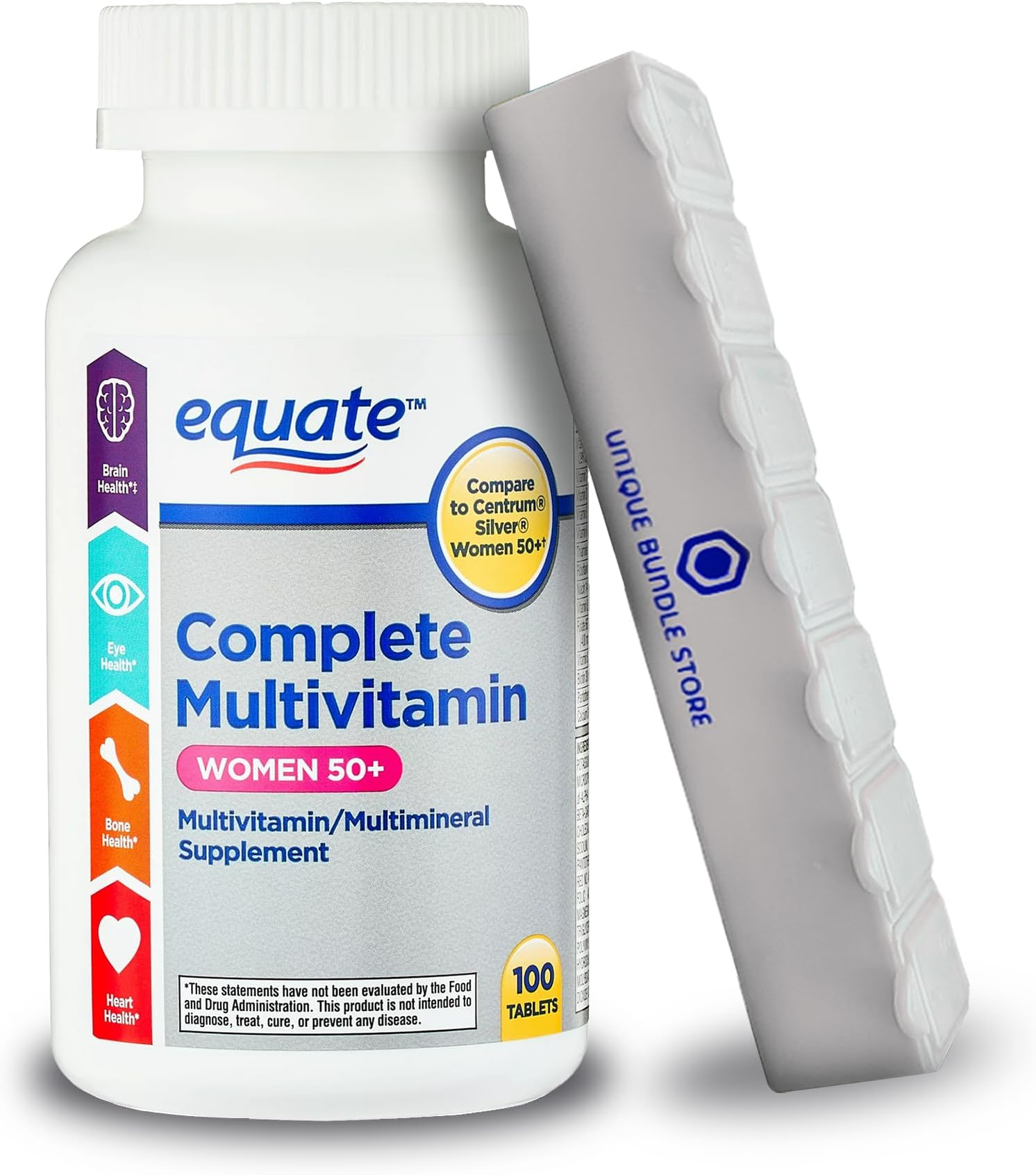 Amazon.com: Toeah Equate Complete Multivitamin Adults 50 Plus, 100 ...