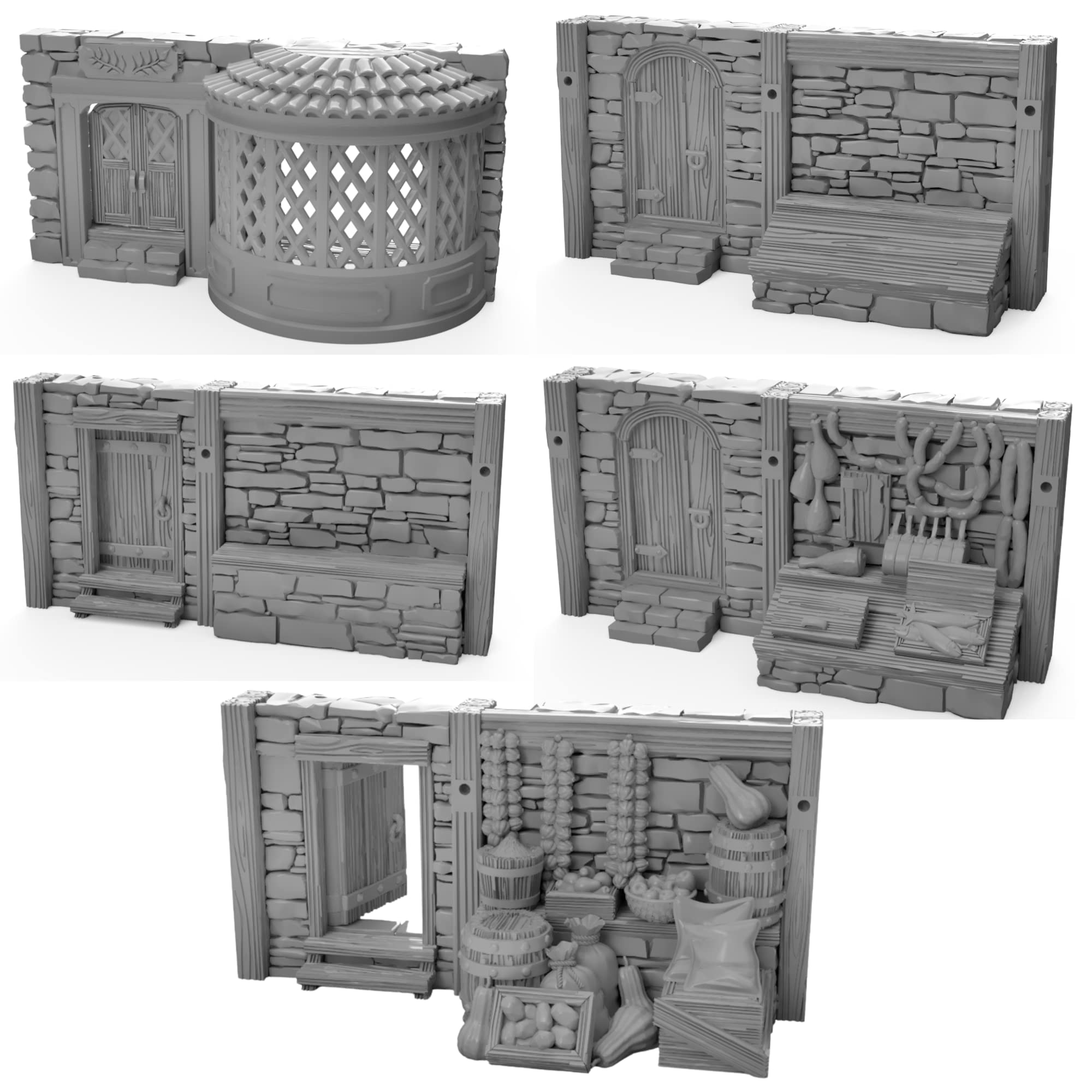 Amazon.com: Town Shop Front Set DND Terrain for Dungeons and Dragons ...