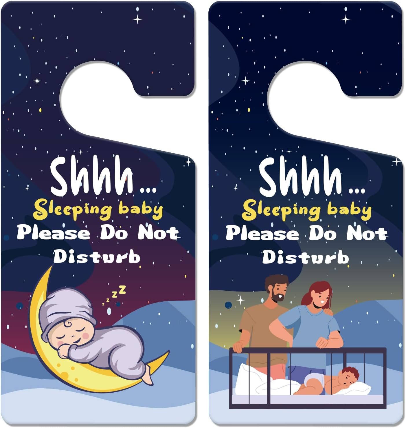 Amazon.com: Baby Sleeping Sign | Please Do Not Disturb | Plastic Door ...