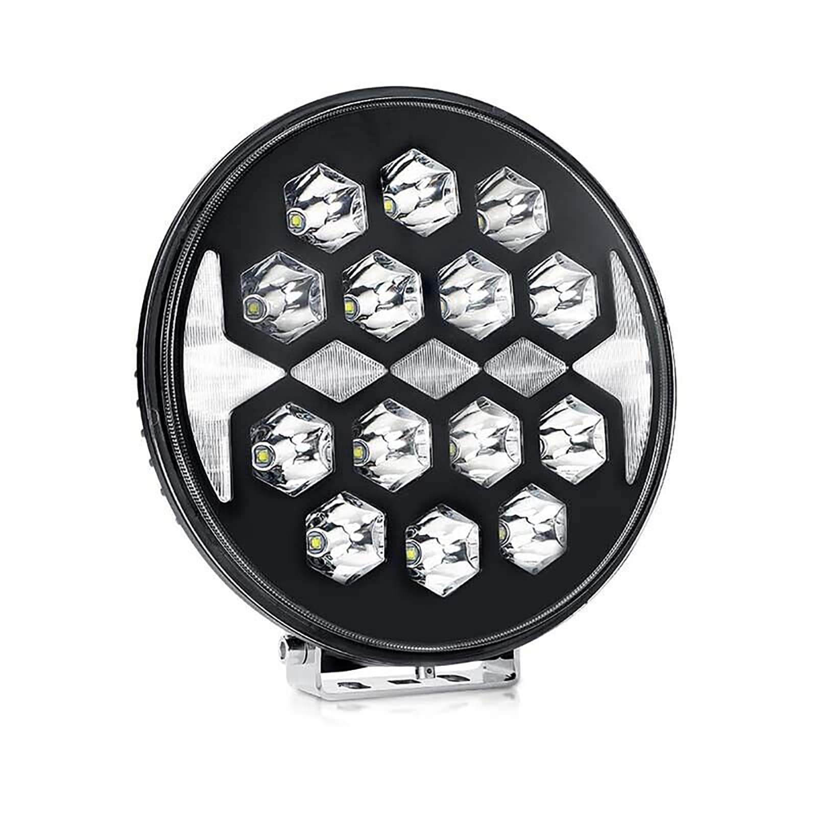UTVJATV 9 Inch LED Driving Lights Round Spot DRL Combo Beam Off Road ...