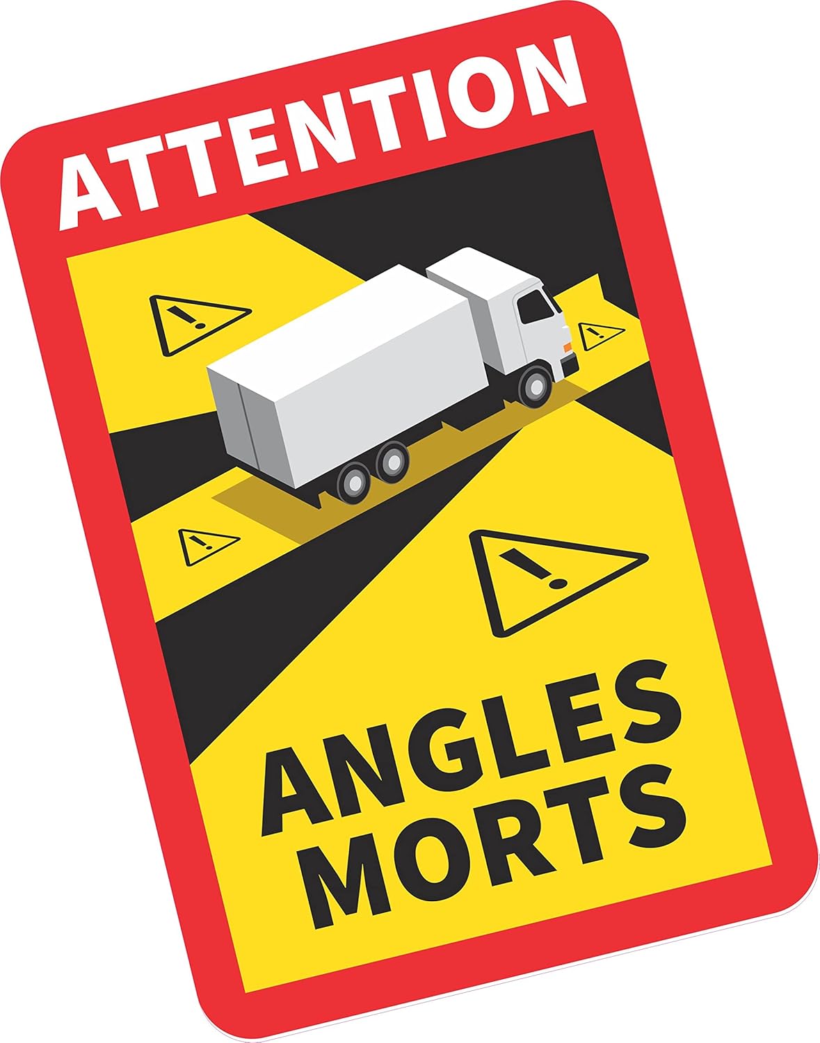 PCSL Autocollants Stickers Sign Danger Angles Morts Blind Angle Spot ...