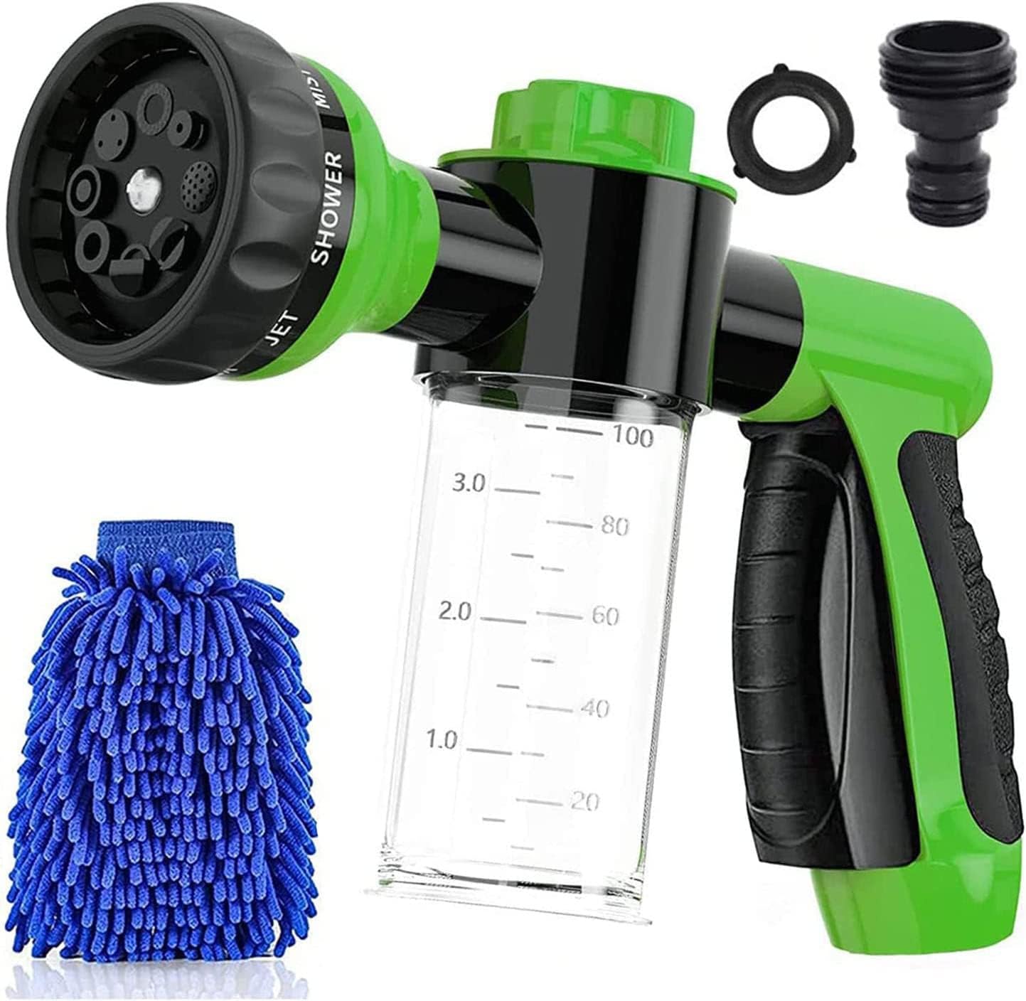 Amazon.com: Searea Garden Hose Nozzle Adjustable Hose Spray Nozzle High ...