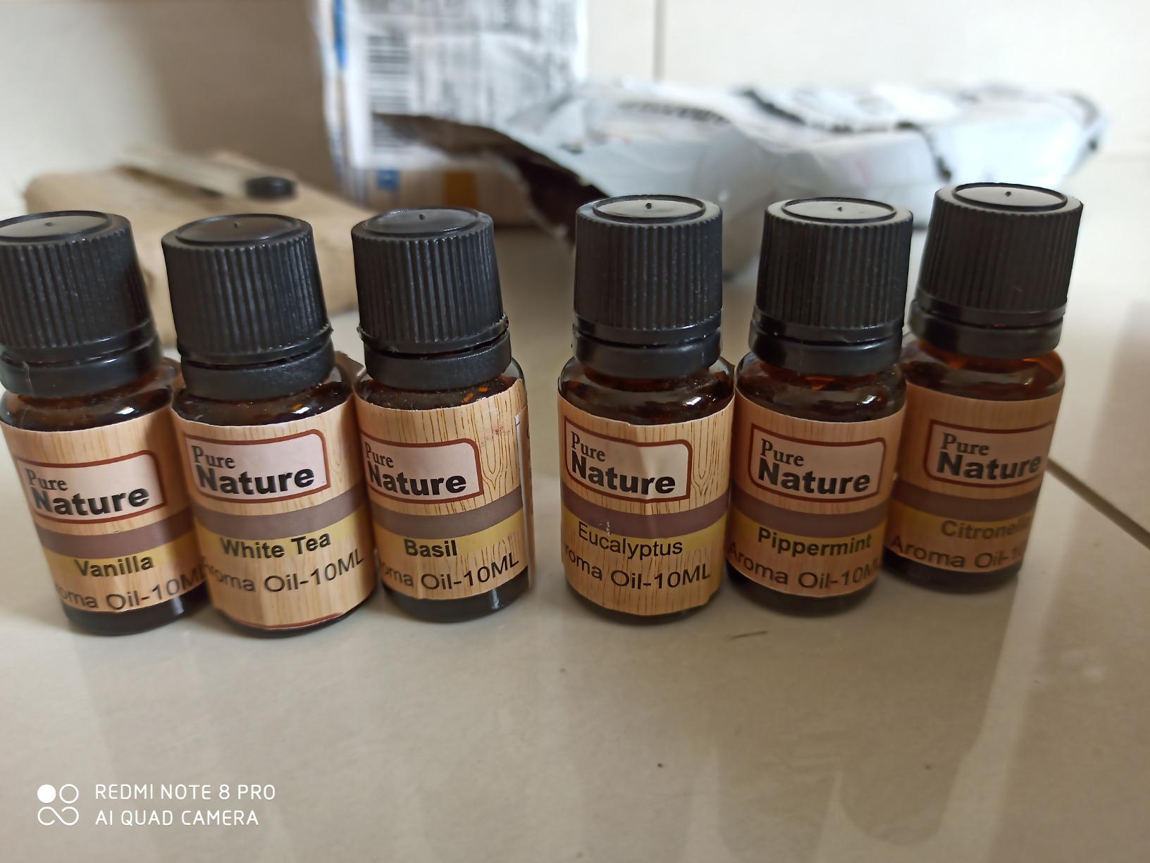 Pure Source India 6 In one aroma oil pack (Lavender, Rose,Citronella ...