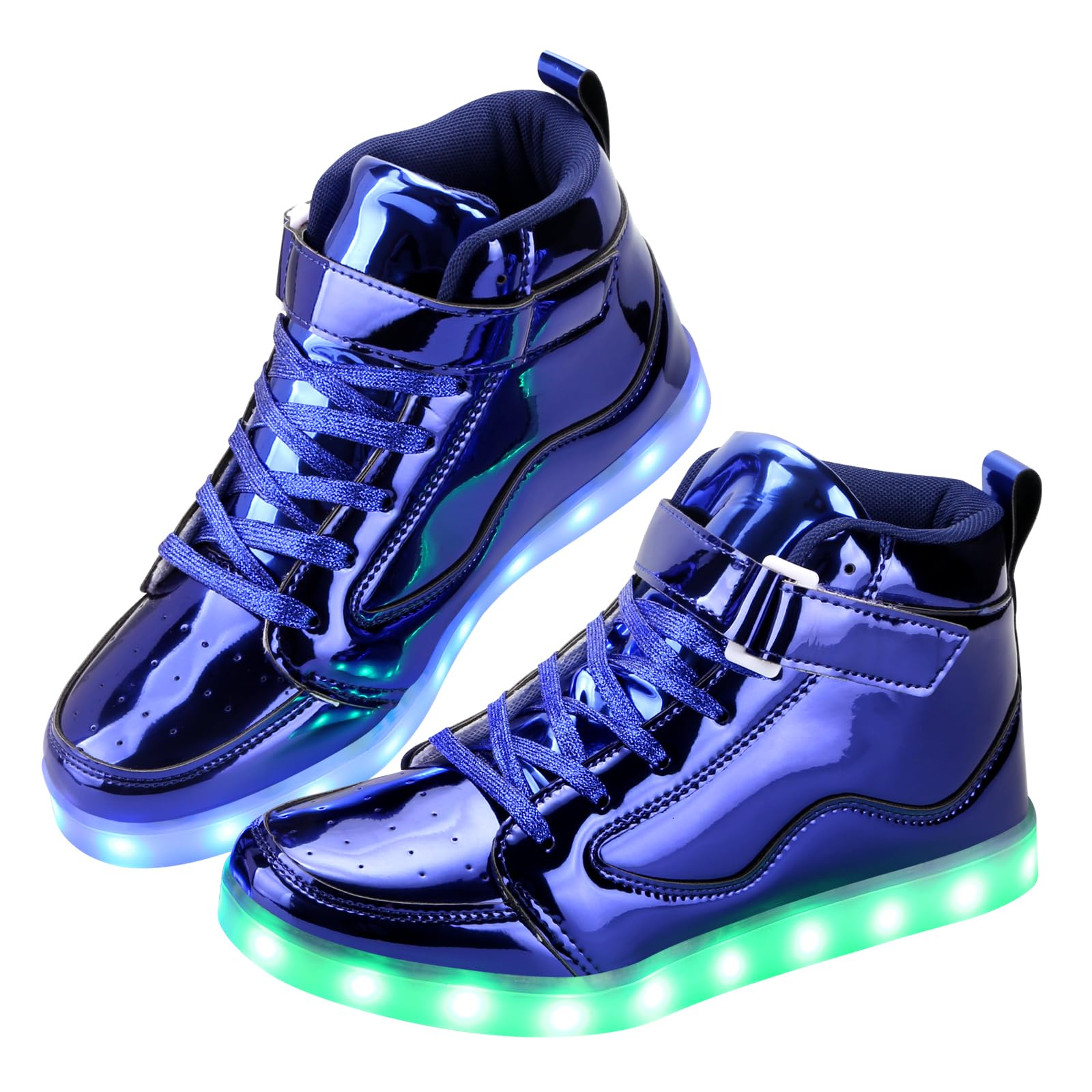 Amazon.com | Qimaoo Light Up Shoes Men Women LED Shoes USB Charging ...