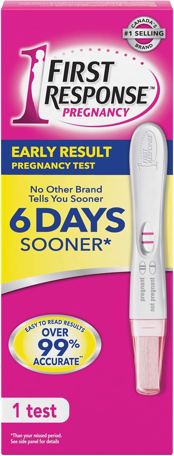 First Response Early Result Pregnancy Test Stick, 1 Test : Amazon.ca ...