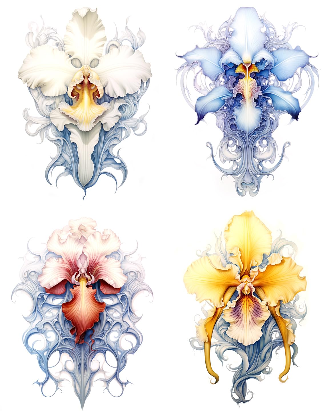 Art Nouveau Flower Mucha