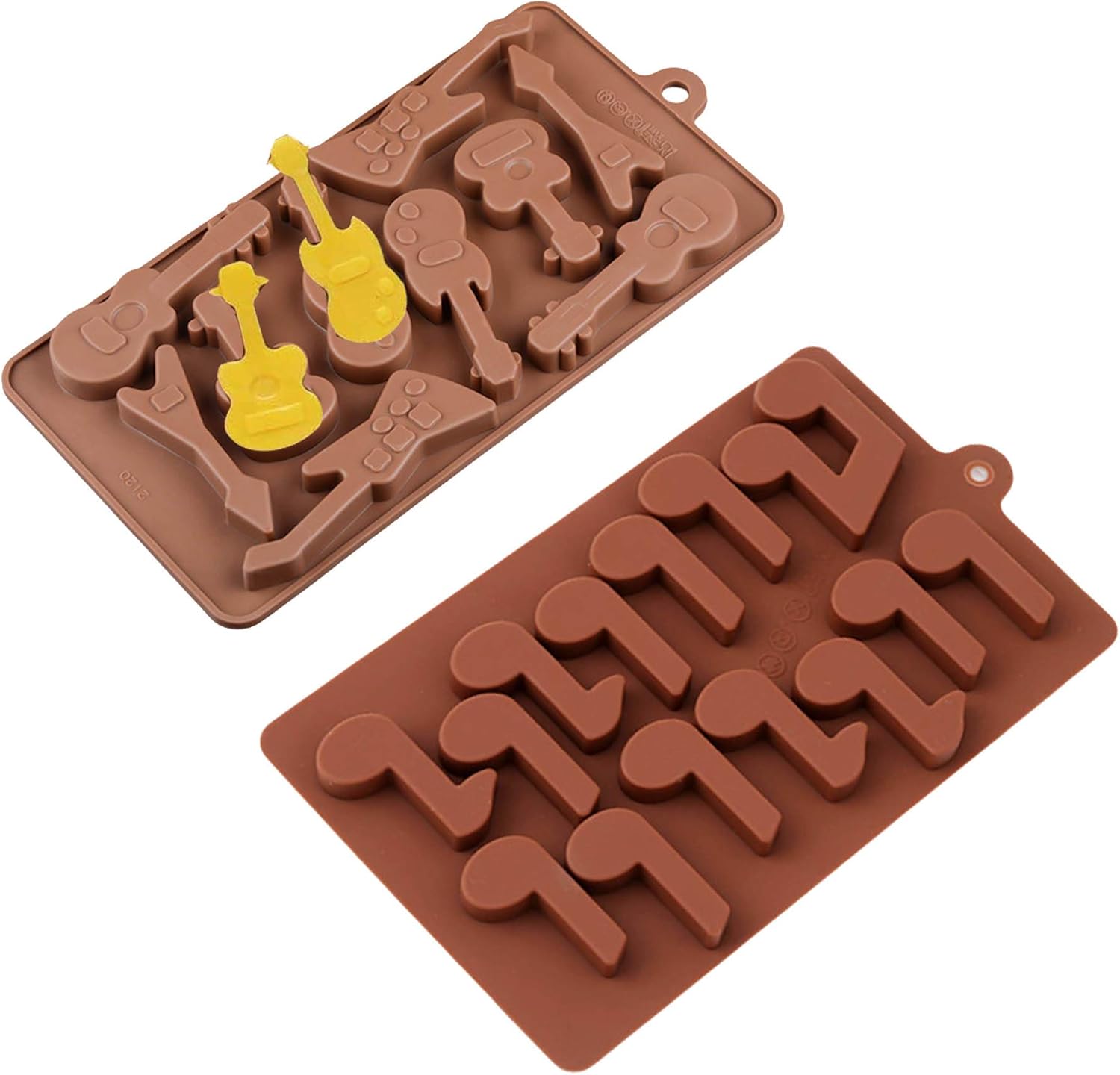 Amazon.com: Guitar and Musical Note Molds Set - Music Instruments ...