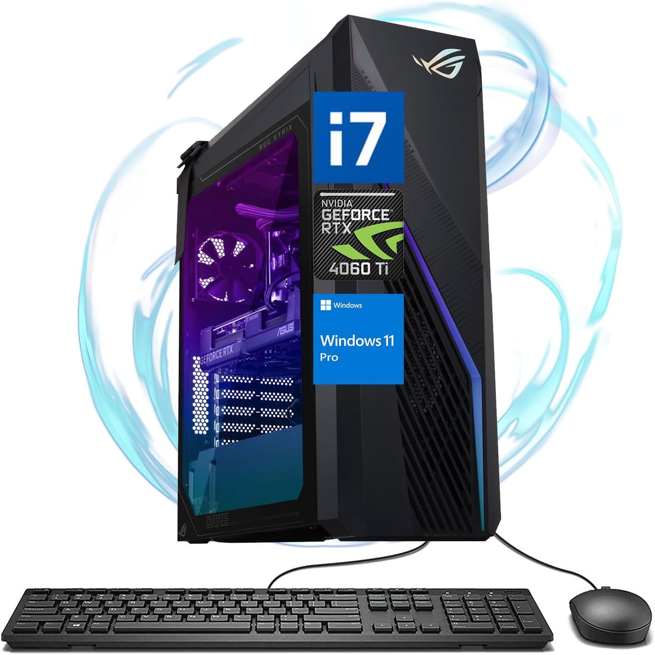Amazon.com: ASUS ROG Intel i7-14700F RTX 4060Ti Ultimate Gaming Desktop ...