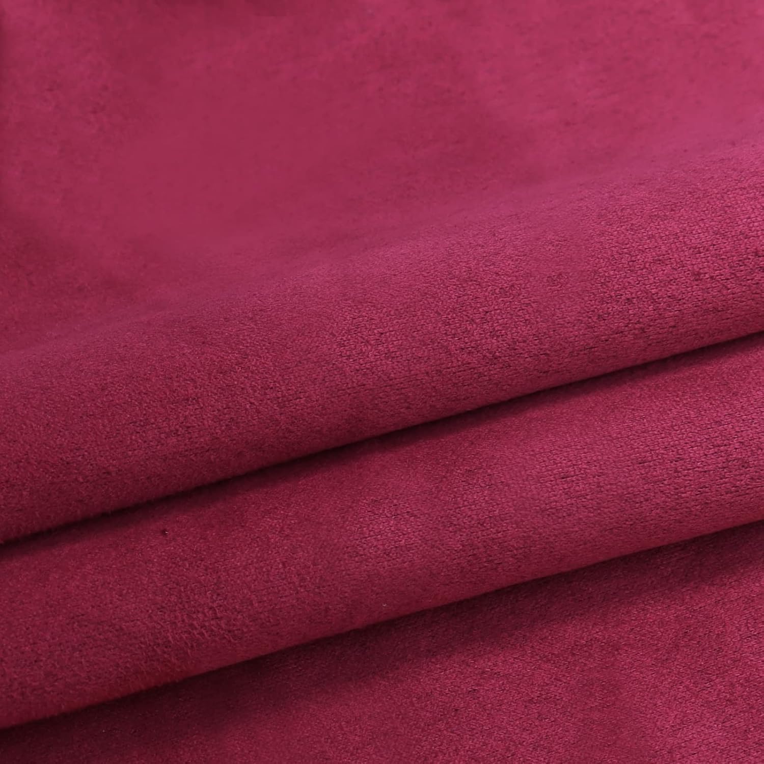 Amazon.com: Softer Micro-Suede Fabric 36”x60” Burgundy Synthetic Suede ...