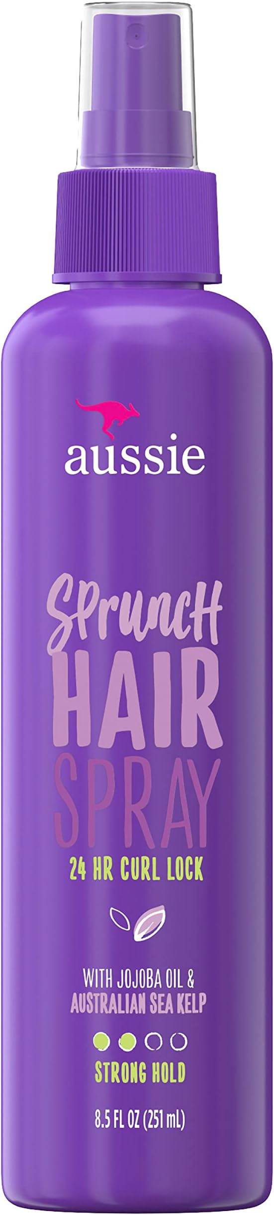 Amazon.com : Aussie Sprunch Hair Spray, Strong Hold 8.5 oz (Pack of 2 ...