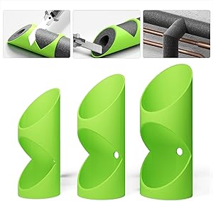 3PCS Large Size Foam Pipe Insulation Cutter Tool, Cutting Guide Clip ...