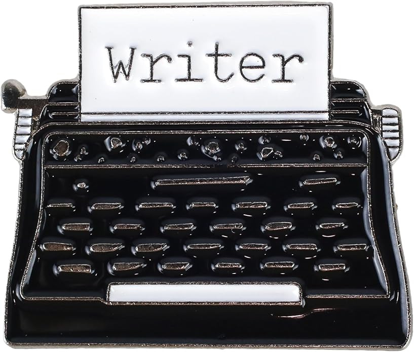 Amazon.com: Writer Enamel Pins, Write Edit Repeat Brooch Pin, Gift For ...