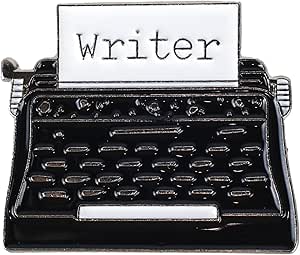 Amazon.com: Writer Enamel Pins, Write Edit Repeat Brooch Pin, Gift For ...