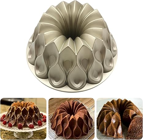 Amazon.com: WBJKZJD Charlotte Cake Mold Aluminium Kitchen Accessories ...
