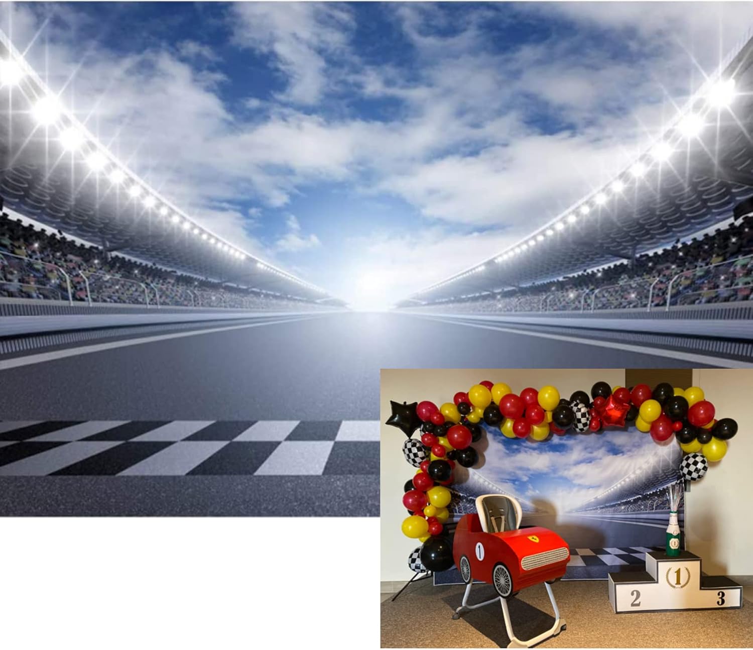 CSFOTO 7x5ft Race Track Backdrop for Birthday Party Australia | Ubuy
