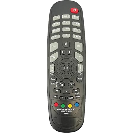 Buy LipiWorld® STB03 Remote Control Compatible for Den Set Top Box ...