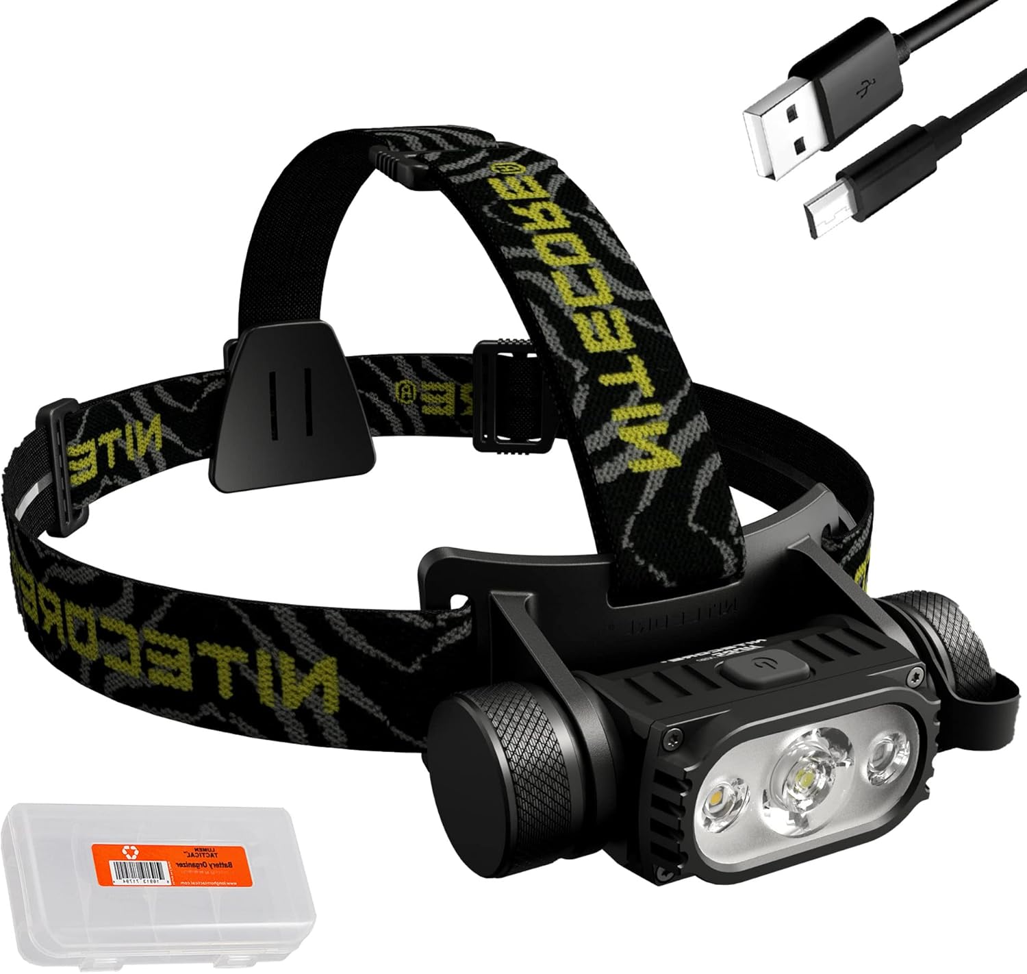 Amazon.com : Nitecore HC65 v2 Headlamp, 1750 Lumen USB Rechargeable ...