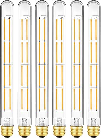 LVYE LED Tubular Light Bulbs,E26 Dimmable Long Led Bulbs,10W Equal 100 ...