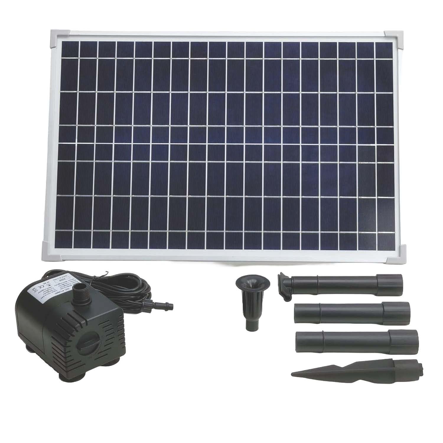 Commercial Solar Powered Water Fountain Pumps Indoor & Outdoor Water