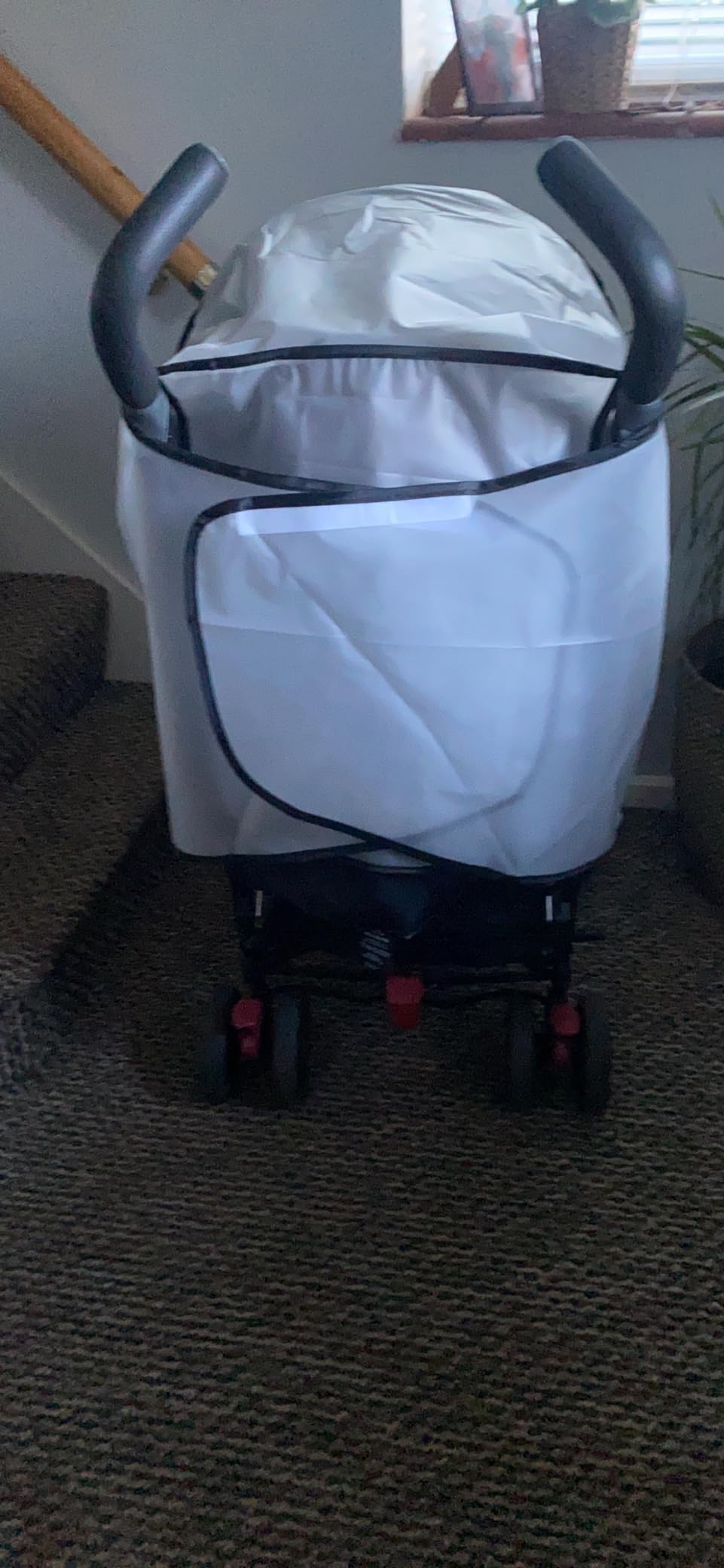 Pushchair Rain Cover Pram Wind Snow Cover Buggy Stroller Weather Shield ...