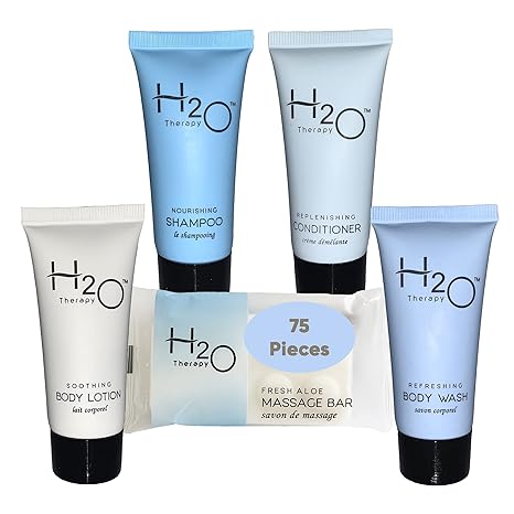 Amazon.com : H2O Therapy Hotel Soaps and Toiletries Bulk Set | 1-Shoppe ...