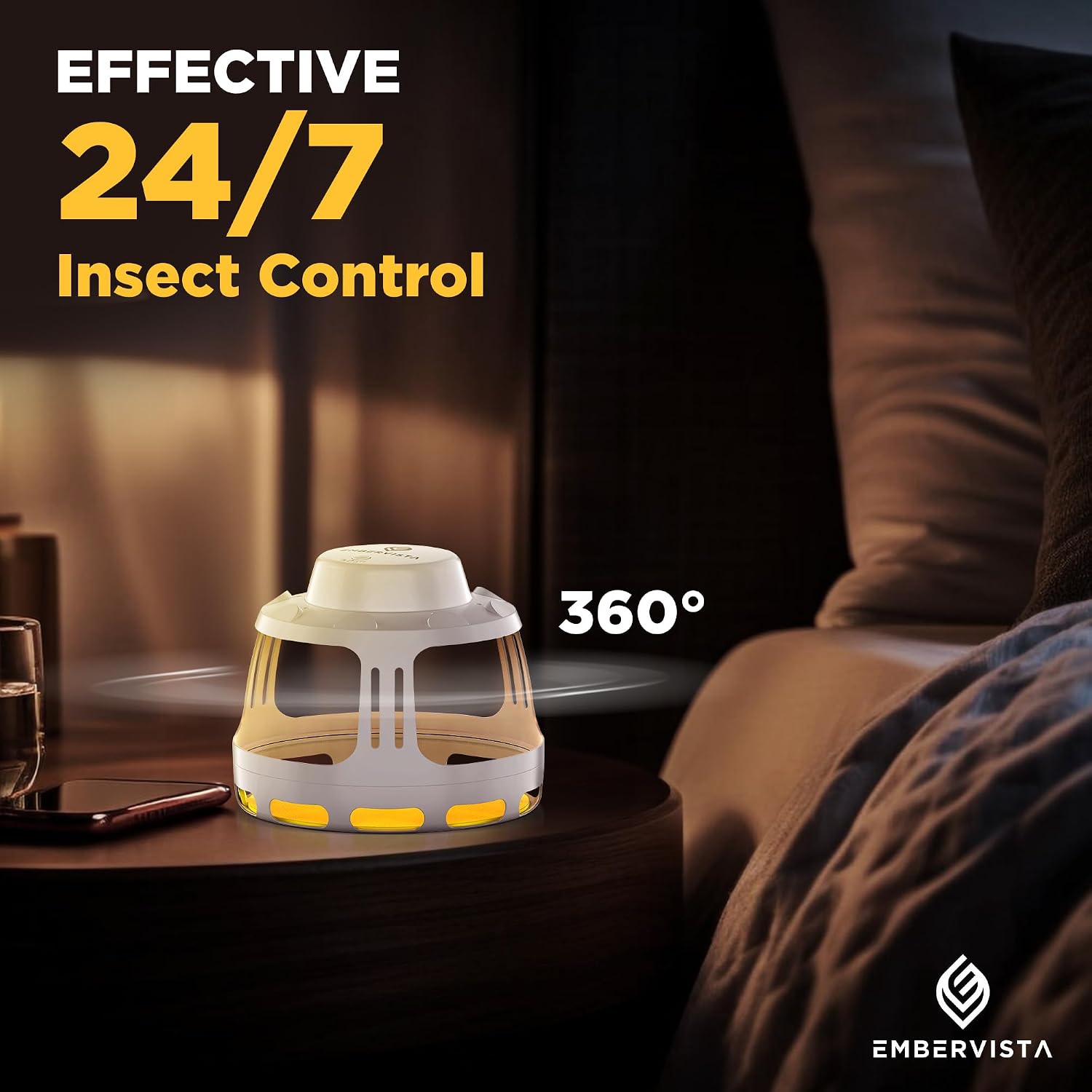 Trampa para insectos para interiores con modos de luz duales Mosquito ...