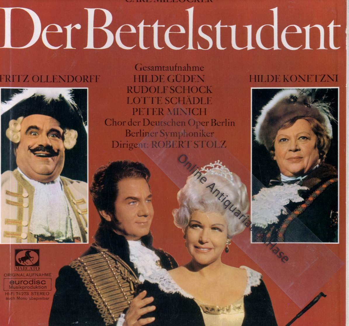 Amazon.com: Carl Millöcker Der Bettelstudent (VINYL-BOX): CDs & Vinyl