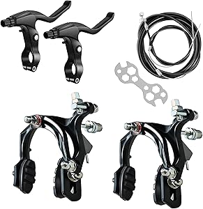 Amazon.com: Hmseng Bike Brakes Calipers Set, 1 Pair Front and Rear C ...