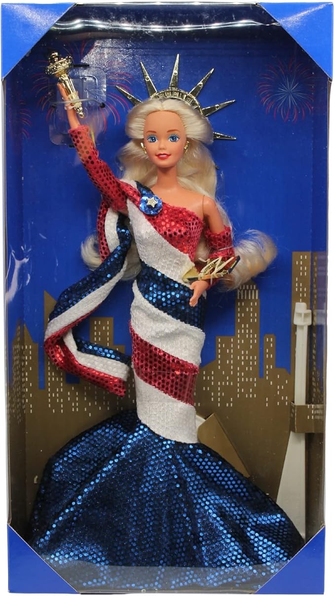 Amazon.com: Barbie Statue of Liberty Limited Edition FAO Schwarz Doll ...