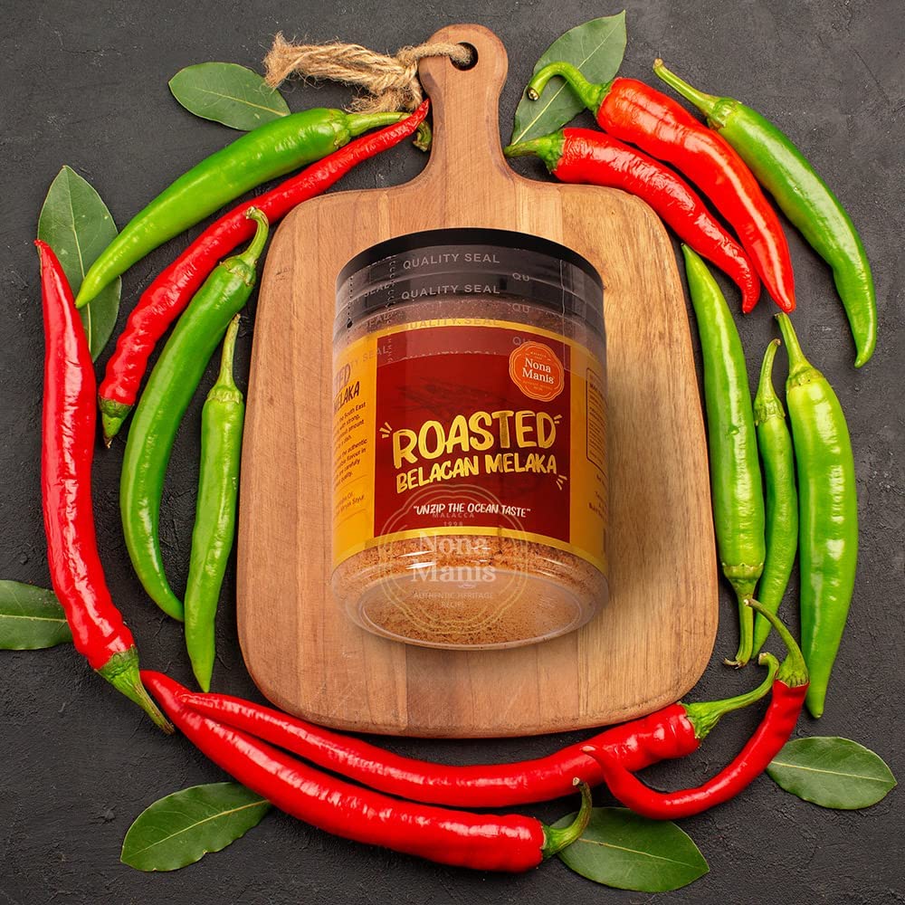 Buy NONA MANIS® Roasted Shrimp Paste Belacan Terasi Granulated Powder ...