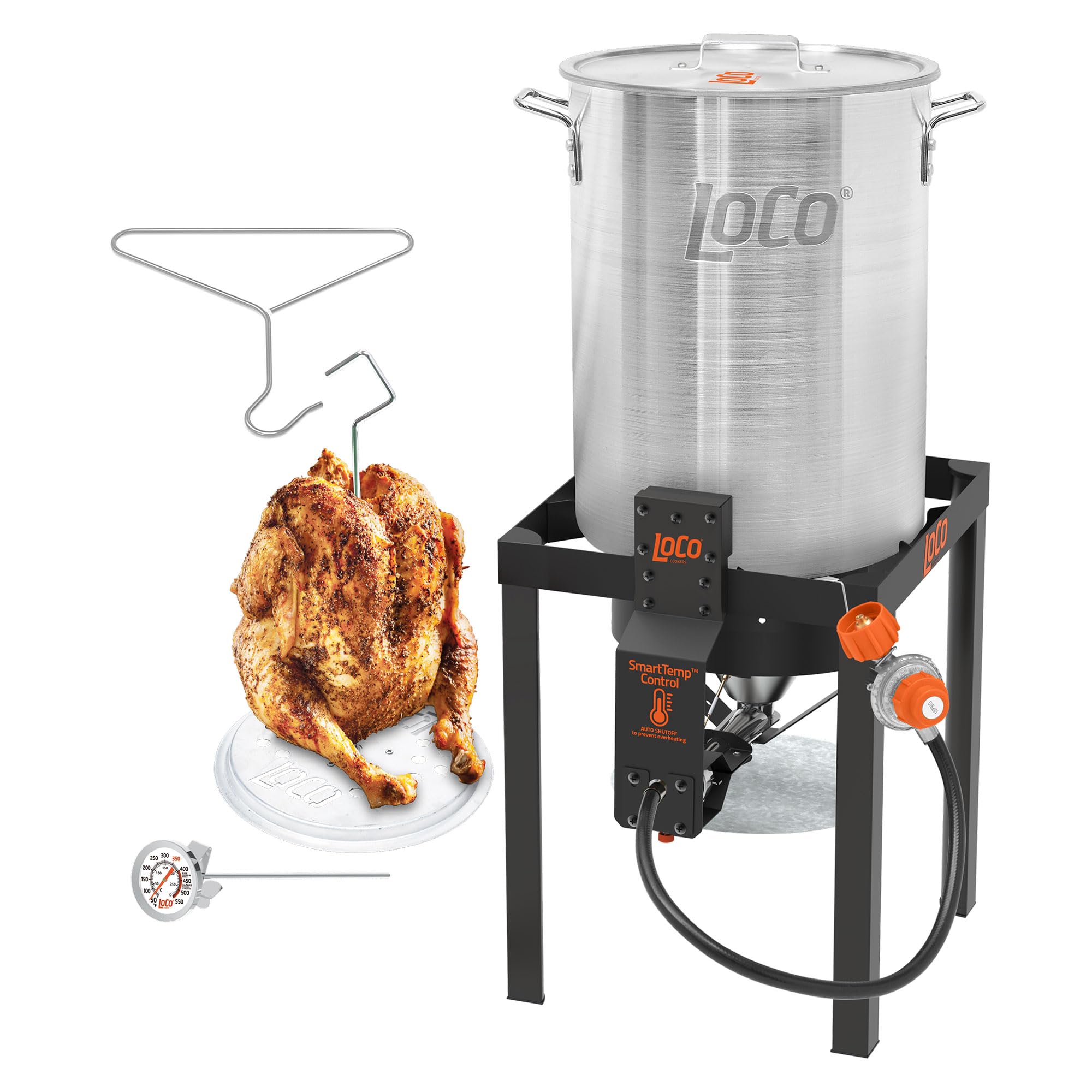 Amazon.com: LoCo Cookers Turkey Deep Fryer with Outdoor Cooking Pot ...