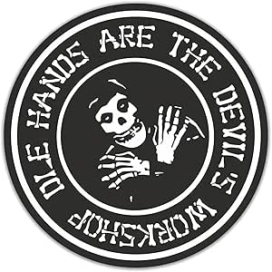 Amazon.com - Stickers for Everyone Misfits Neon Sticker Realistic Wall ...