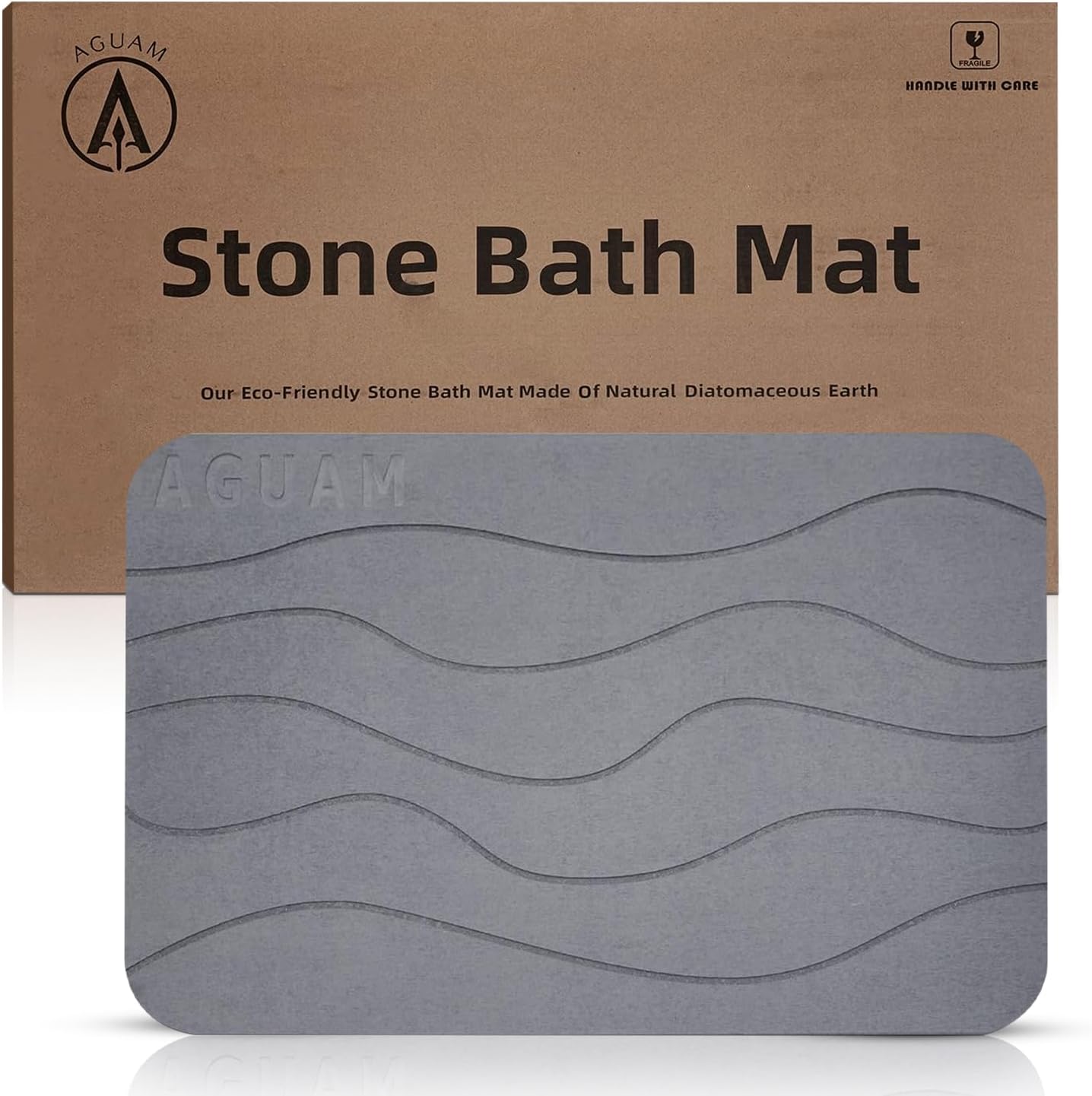 Amazon.com: BRASPA DECOR Fast Drying Bathroom Mat, Non-Slip ...