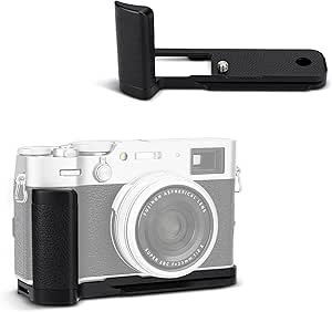 Amazon.com : JJC X100VI Hand Grip Metal Hand Grip L Bracket for Fujifilm Fuji X100VI X100V X100F ...