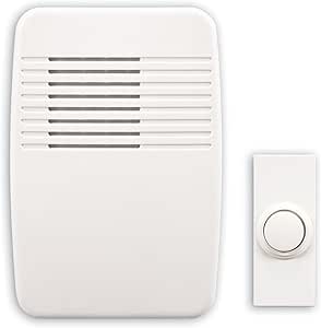 Heath Zenith SL-6166-C Wireless Plug-in Door Chime Kit with Molded ...