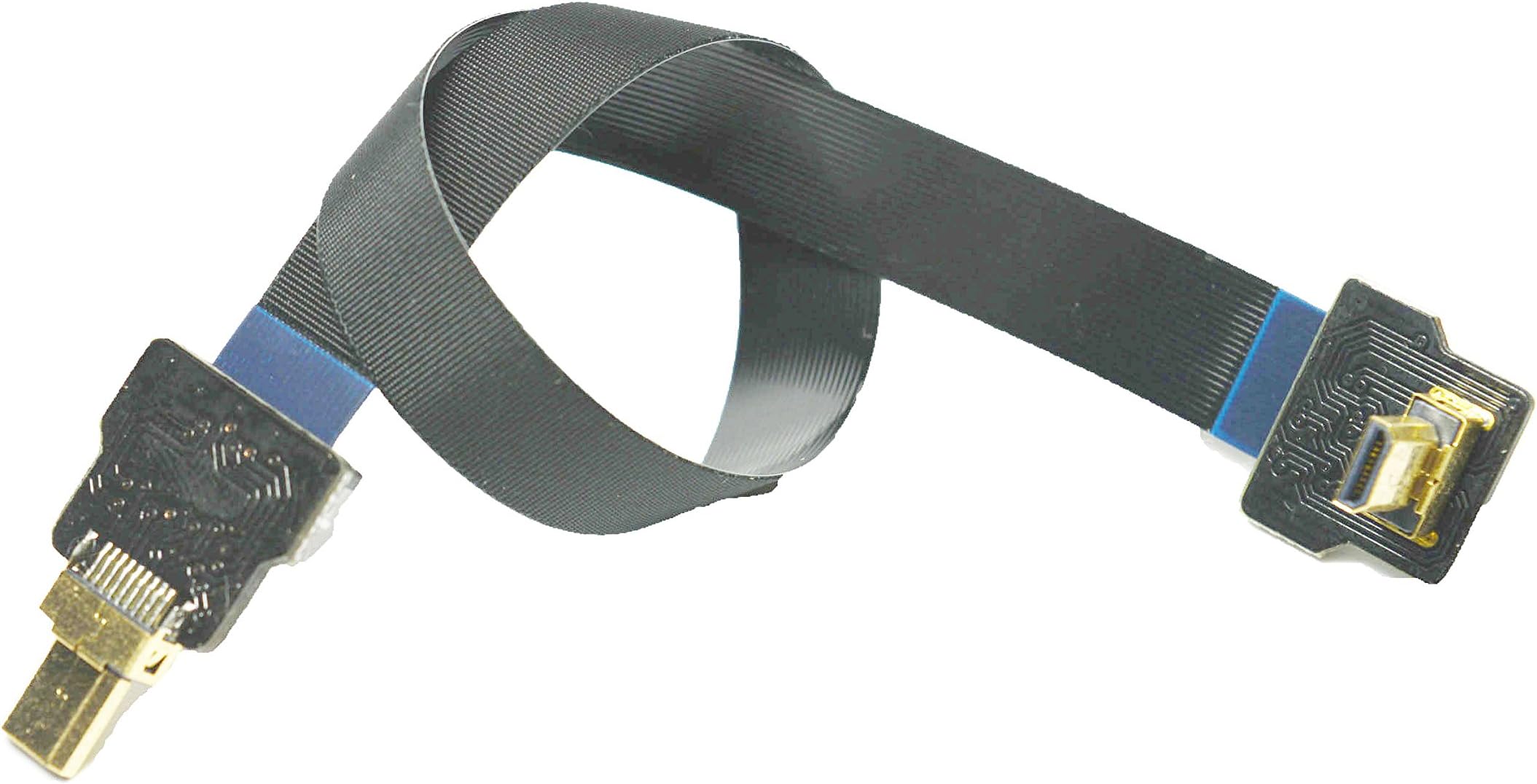 Amazon.com: Flat Slim Soft FPV HDMI Cable Standard HDMI male straight ...