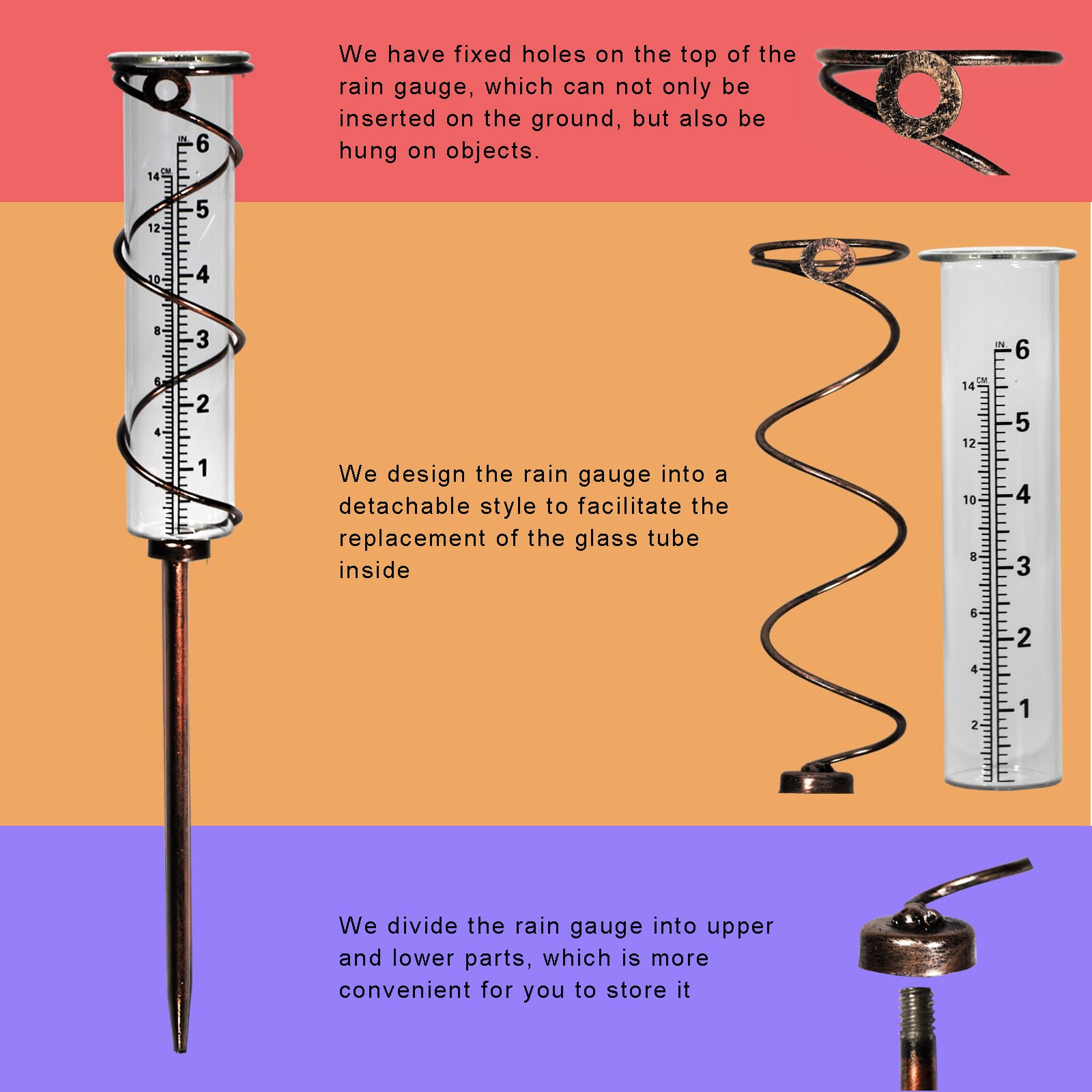 Snapklik.com : BIUWING Rain Gauge