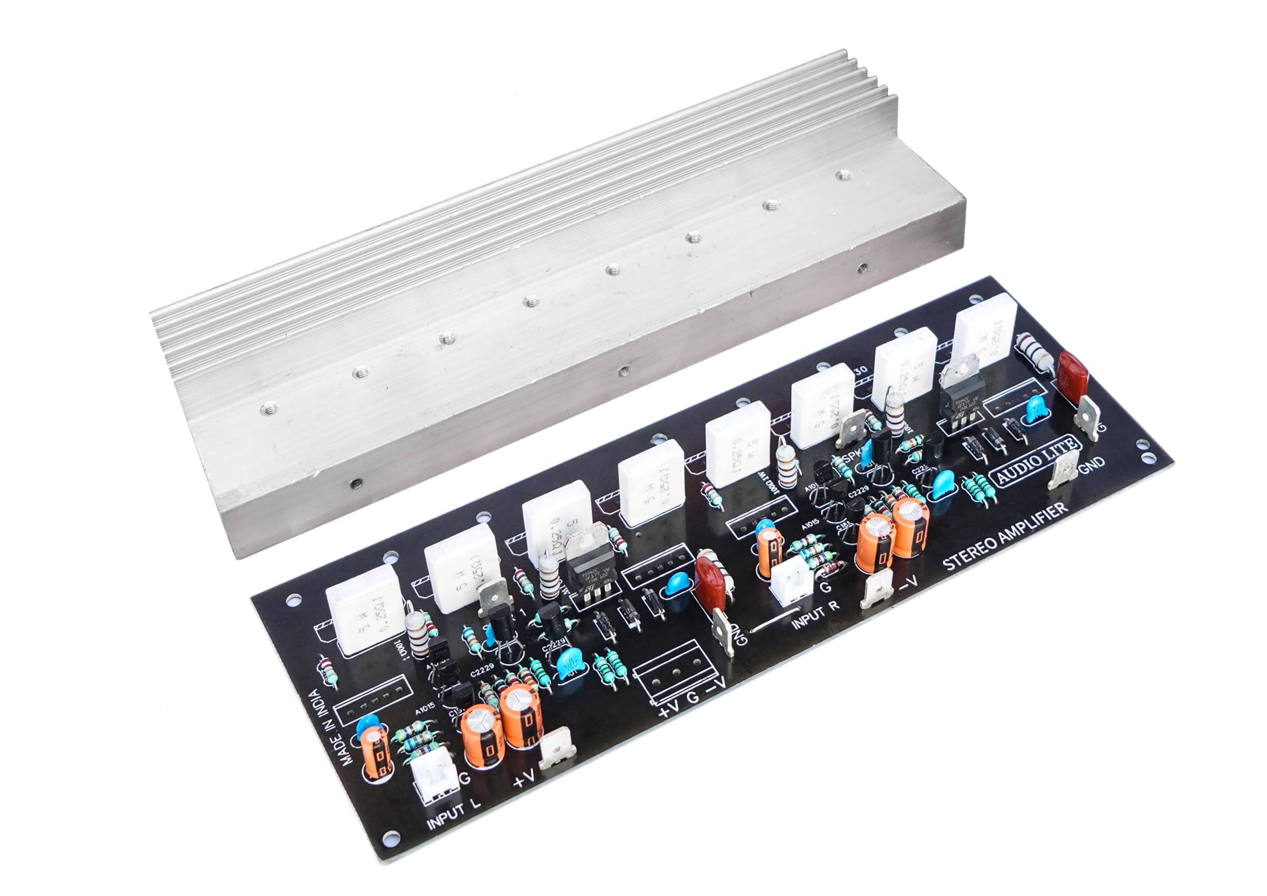 AUDIO LITE 200+200 Watt RMS Stereo Amplifier Board for 2SC5200 ...