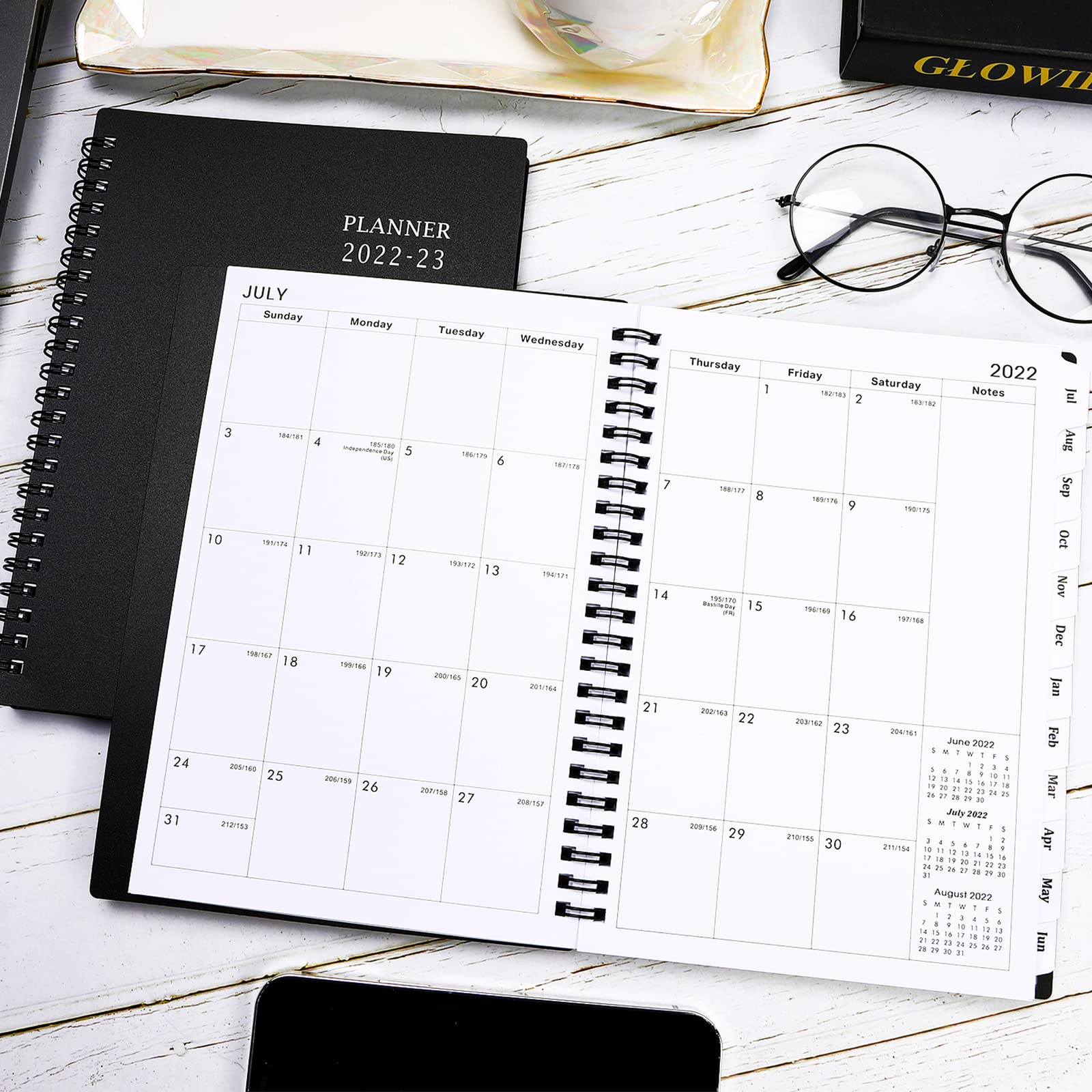 Planner 2022-2023 - 2022-2023 Planner with Weekly & Monthly Spreads ...